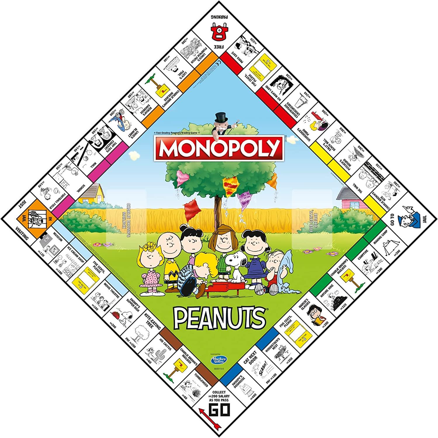 Peanuts Monopoly Board Game – OZgameshop