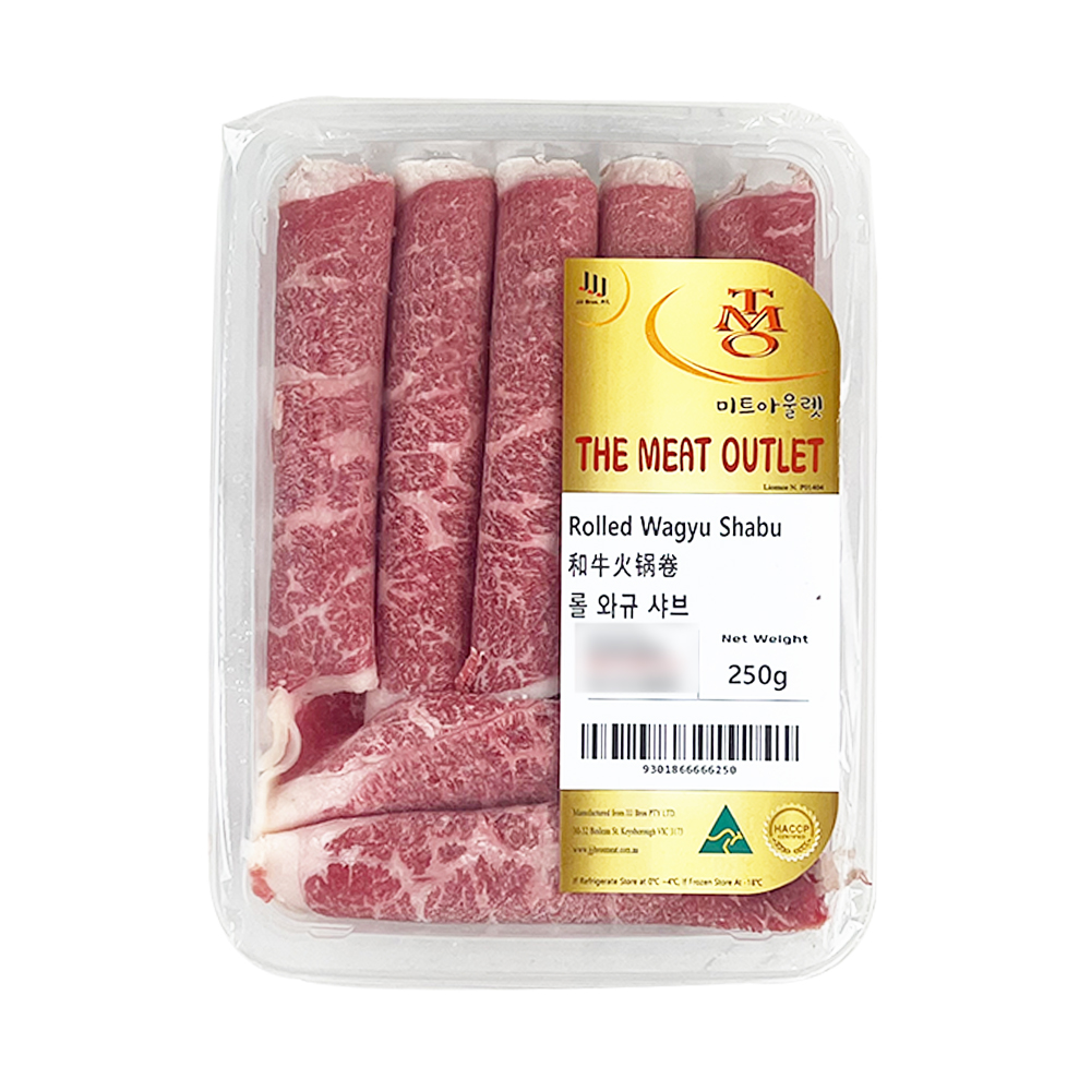 TMO Wagyu Frozen Beef Roll for Hotpot 250g-eBest-The Meat Outlet